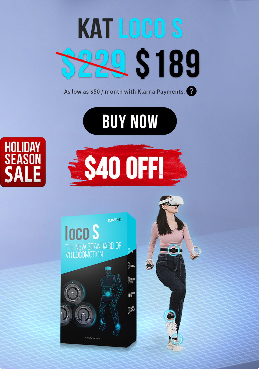 KAT Loco S - Next Generation VR Locomotion System | Walk Into VR – KATVR