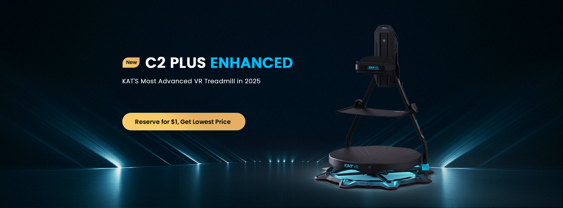 KAT WALK C2+Enhanced: Premium VR Treadmill for Realistic Gaming – KATVR