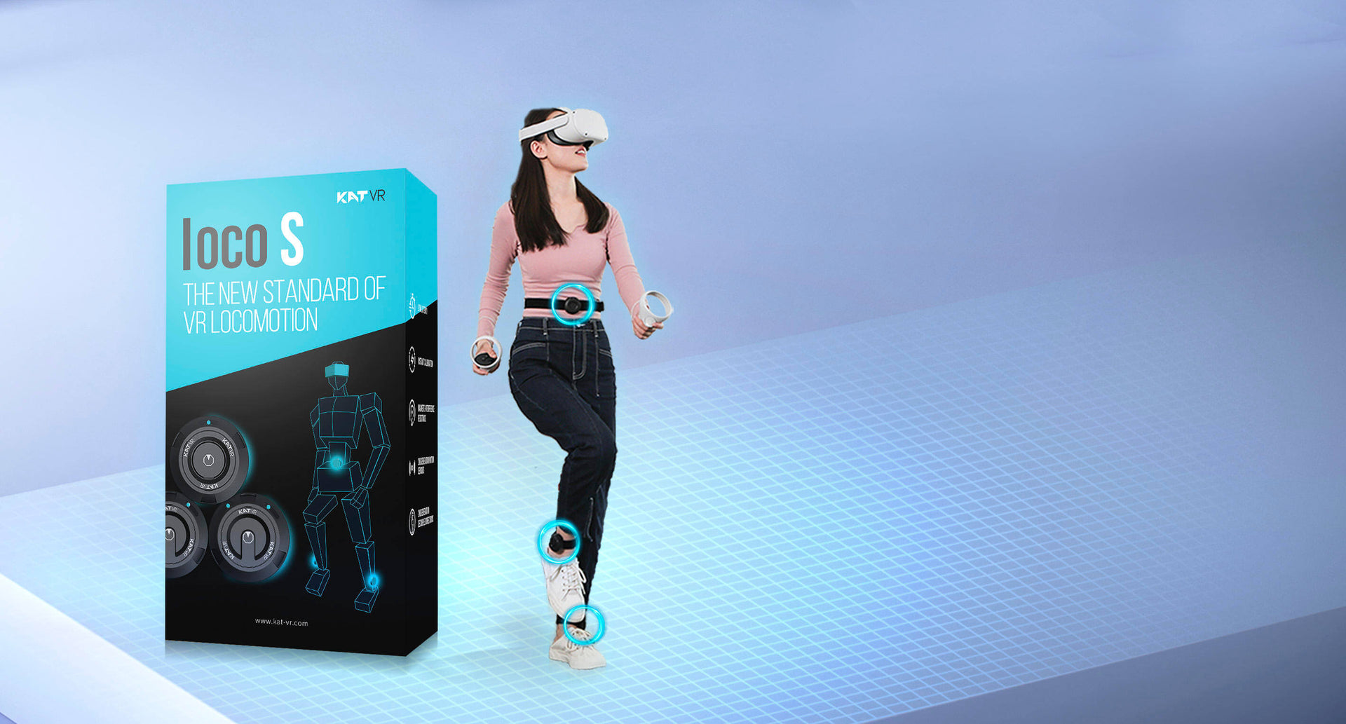 KAT Loco S - Next Generation VR Locomotion System | Walk Into VR – KATVR
