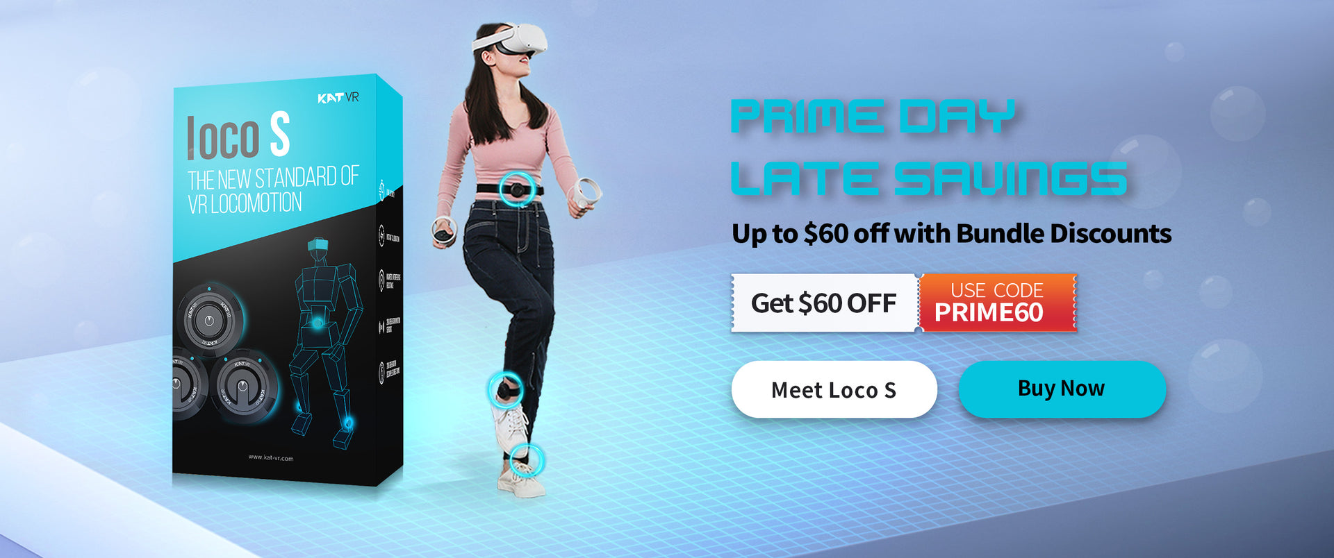 KAT Loco S - Next Generation VR Locomotion System | Walk Into VR – KATVR