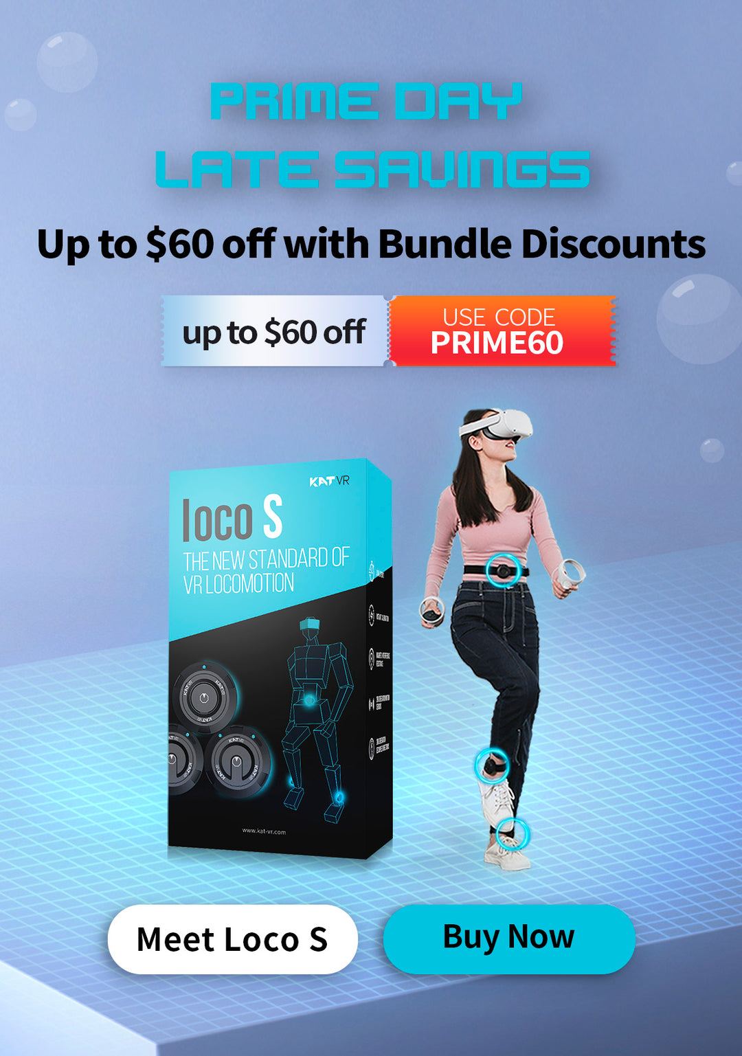 KAT Loco S - Next Generation VR Locomotion System | Walk Into VR – KATVR