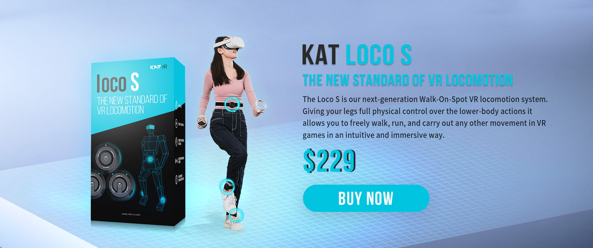 KAT Loco S - Next Generation VR Locomotion System | Walk Into VR – KATVR