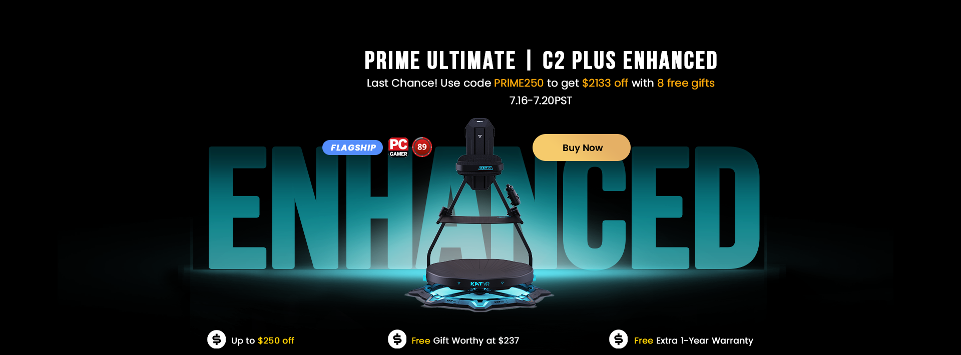 KAT WALK C2+Enhanced: Premium VR Treadmill for Realistic Gaming – KATVR