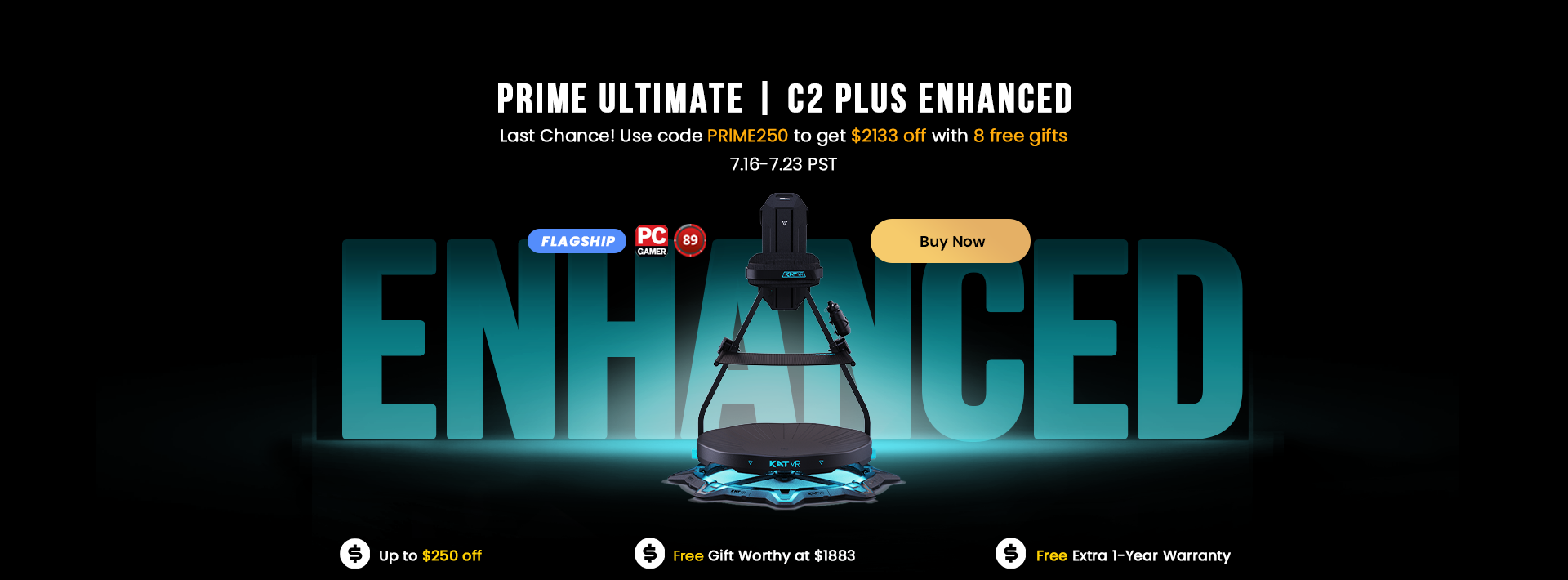 KAT WALK C2+Enhanced: Premium VR Treadmill for Realistic Gaming – KATVR