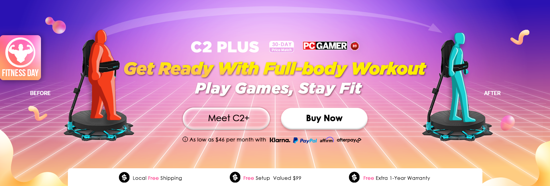 KAT Walk C 2 - Second-Generation Personal VR Treadmill – KATVR